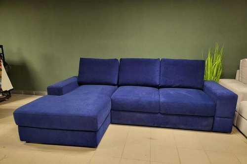 Угловой диван от производителя в наличии синий
