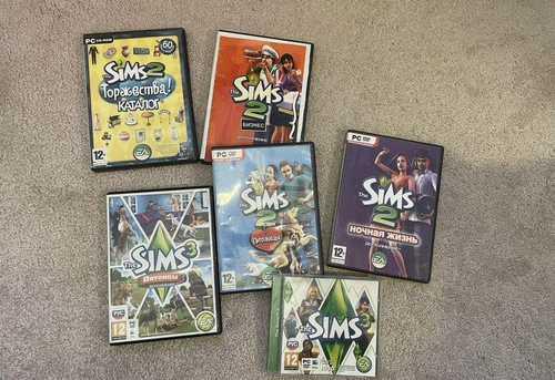 Диски Sims 2, Sims 3