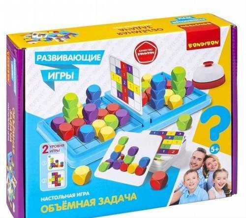 Объемная задача Настольная игра Bondibon