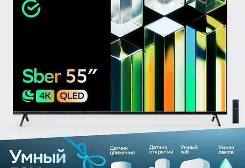 Телевизор sber 55 qled