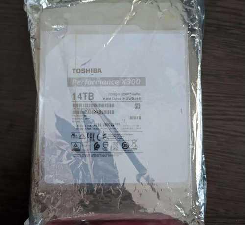 Жёсткий диск toshiba Performance X300 14тб