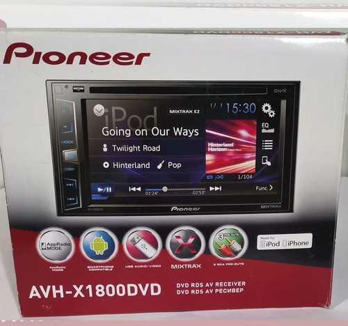 Магнитола Pioneer AVH-X1800DVD