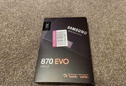 SSD Samsung 870 EVO 2TB Новый Гарантия