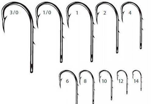 Крючки Saikyo KH-11014 Bait Holder BN № 8 (10шт)