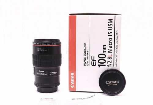 Объектив Canon EF 100mm f2.8L Macro IS USM