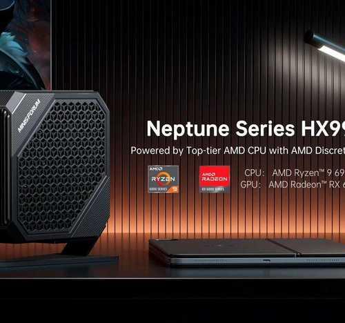 Мини пк Minisforum Neptune HX99G / 6900HX / RX6600