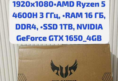 Asus TUF 17, AMD Ryzen 4600H/16/512/RTX