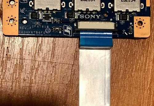 Sony Vaio sve151g17v плата с аудио / USB разъемами