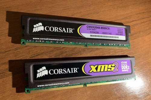 DDR2 4GB (2x2GB) Corsair xms2 1066mhz