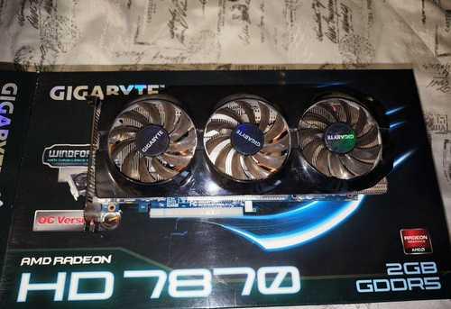 Видеокарта HD 7870 2gb