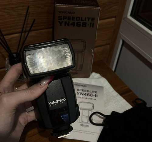 Вспышка yongnuo speedlite468-II