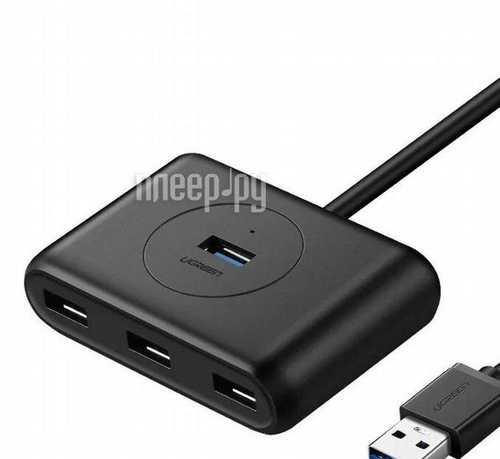 Хаб USB Ugreen CR113 USB 3.0 Hub 0.5m Black 20290
