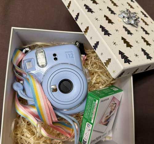 Фотоаппарат instax мини 12 голубой