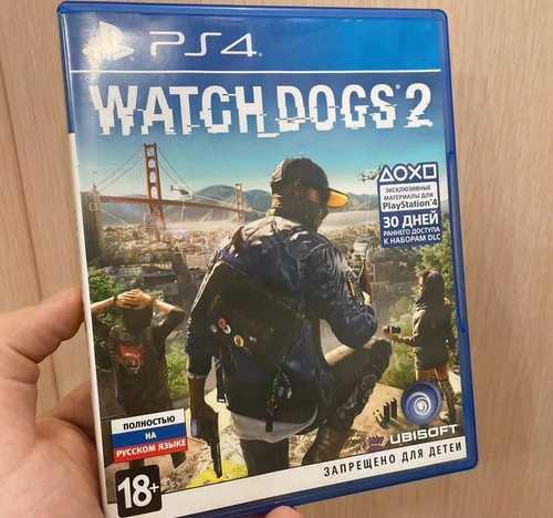 Игра Watch dogs 2 на ps4