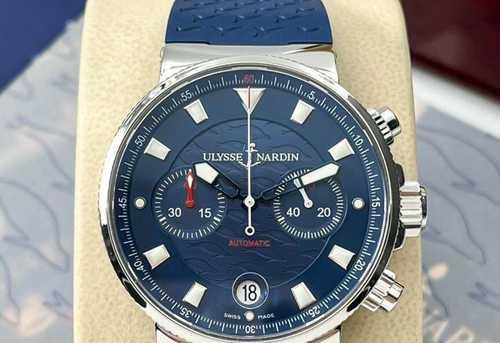 Часы ulysse nardin marine chronograph blue seal
