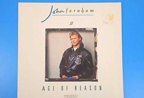 John Farnham "Age Of Reason" -LP -Maxi-Single 1988