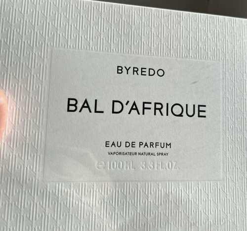 Byredo bal d afrique 100 мл оригинал