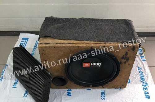 Сабвуфер и усилитель JBL & Kixx 1000w