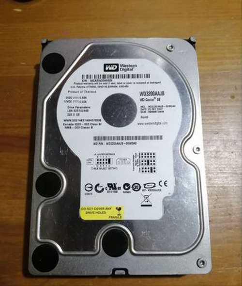 Жесткий диск WD 320 Гб WD3200aajb IDE