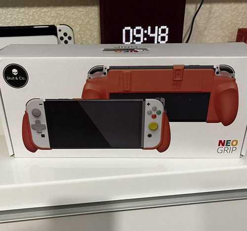 Чехол для nintendo switch oled с насадками