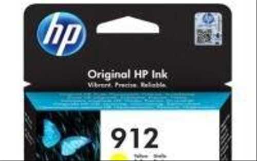 Оригинальный струйный картридж HP 912 желтый (315