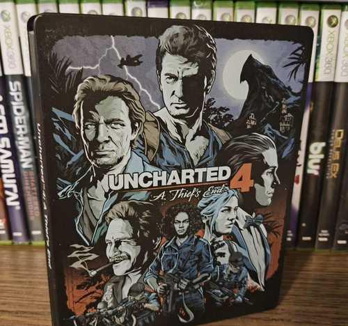 Uncharted 4 путь вора ps4 steelbook