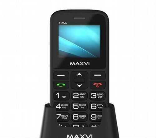 Сотовый телефон Maxvi B100ds black