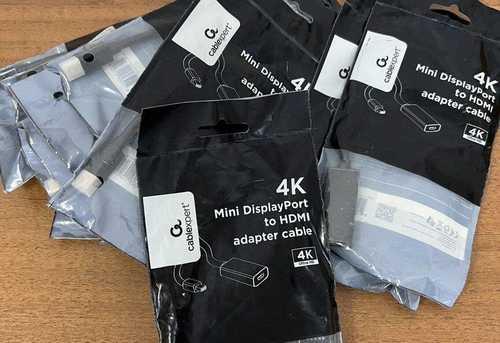 Переходник miniDisplayPort - hdmi, 4K, 20M/19F, ка