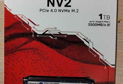SSD накопитель Kingston NV2 SNV2S/1000G 1тб
