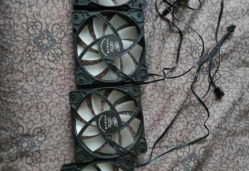 Вентиляторы 4х120мм DeepCool rgb