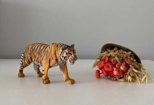 Фигурка тигр schleich шляйх игрушка статуэтка