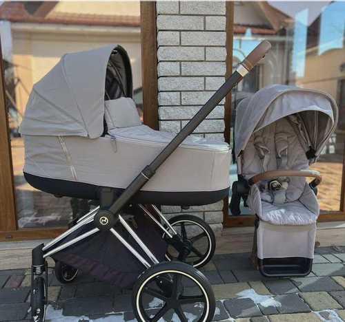 Коляска Cybex Priam 3.0 Lux CC/Soho Grey-mid grey