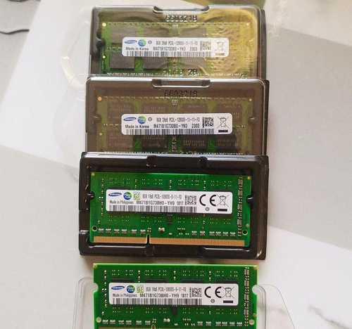 Оперативная память Samsung ddr3 8 gb для ноутбука