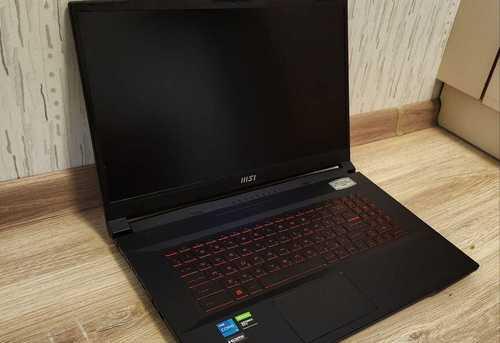 Игровой ноутбук 17.3" MSI GF76 Katana 11SC-483XRU, 1000 ГБ, Core i5-11400H, RAM 16 ГБ, GeForce GTX 1650 4 ГБ