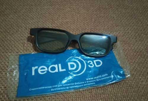 3D очки RealD для кинотеатра, телевизора