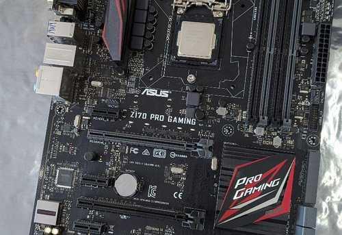 Материнская плата Asus с процессором i7 6700K