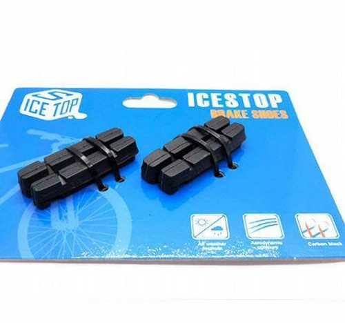 Колодки для велосипеда V-brake, IceStop 53мм, для ободных тормозов