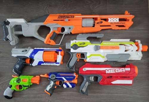 Бластеры nerf + пули в подарок