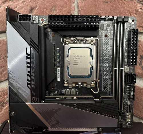 Комплект z790i aorus ultra   i7 13700k