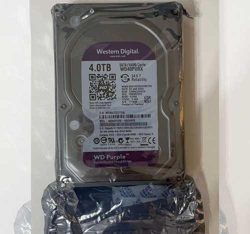 Western Digital 4 тб WD40purx