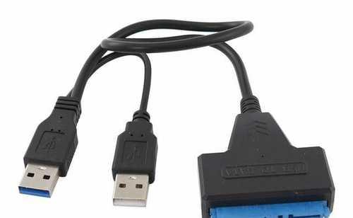 Переходник USB 3.0 - SATA 7+15 pin для SSD/HDD