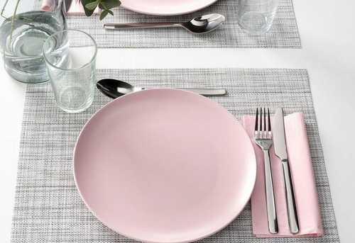 Тарелки IKEA fargklar/fargklar розовые