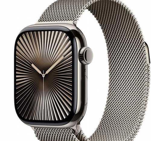 Смарт-часы Apple Watch Series 10 GPS Cellular 42 мм Natural Titanium Case with Natural Milanese Loop