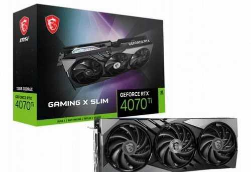 Видеокарта Msi RTX 4070 Ti Gaming X Slim 12Гб