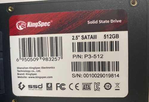 Ssd kingspec P3-512