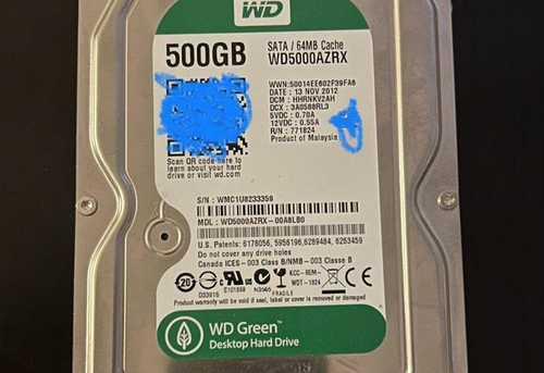 Жесткий диск WD green 500 gb