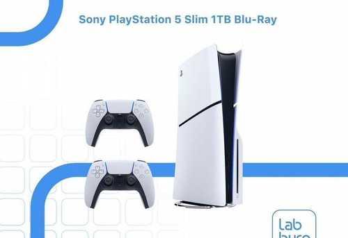 Sony PlayStation 5 Slim 1TB Blu-Ray + 2 DualShock