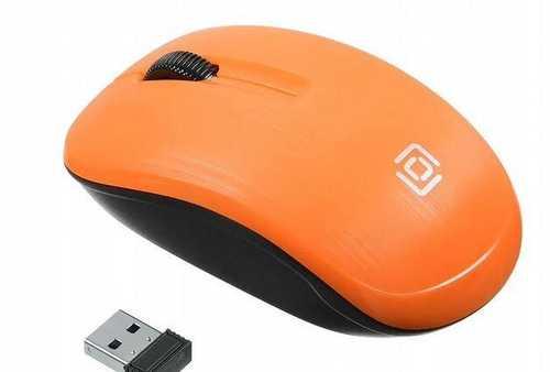 Мышь Oklick 525MW оранжевая беспроводная