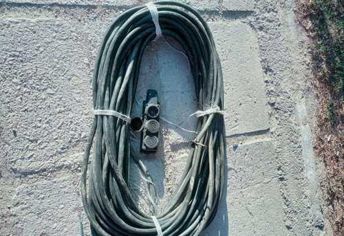 Силовой гибкий кабель медный 50 м 4жилы