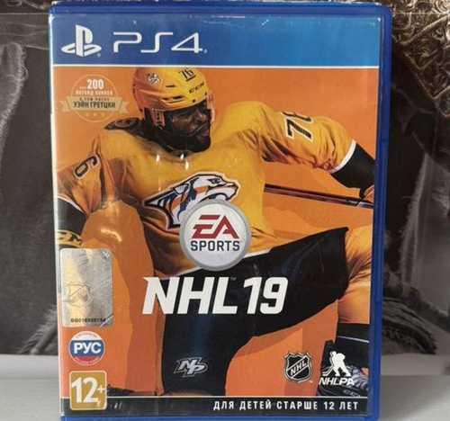 Диск nhl 19 для ps4